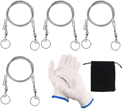 LAITER 4 Stück Handkettensäge Drahtsäge Tragbare Kettensäge aus ...