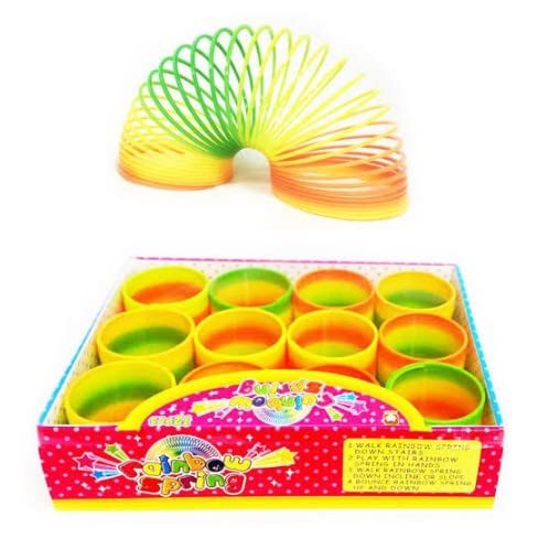 Buy Plastic Magic Spring Rainbow Bouncy Stretchy Slinky Toy for Kids ...