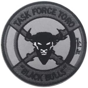 Amazon.com: Black Bulls Task Force Toro Tactical Embroidery Patch Hook ...