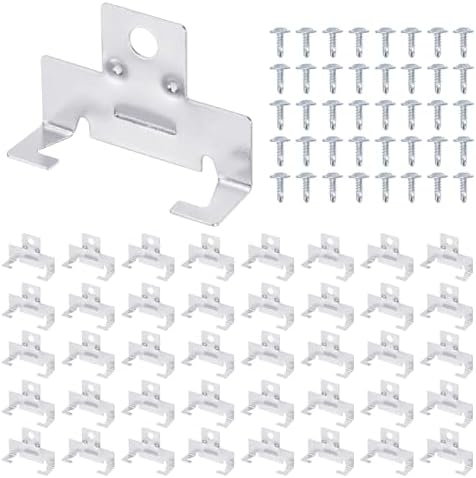 PATIKIL 40 Pcs Recessed Light Clips Downlight Housing C Clips, 304 ...
