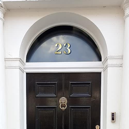 Gold House Numbers - Victorian House Number Stickers with an Elegant ...