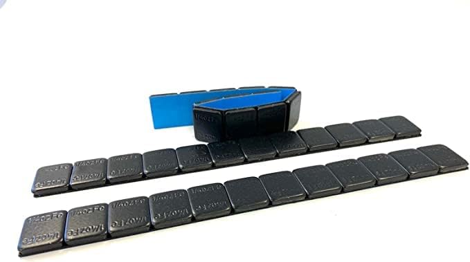 Amazon.com: Wheel Weights with Strong Blue Adhesive of 1/4 oz | for ...