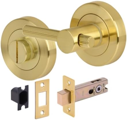 Copper Thumb Turn Lock & Release for Bathroom and Toilet Door Lock ...