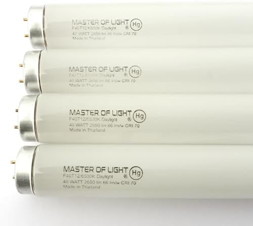 F40T12/D (4 Pack) 4ft Fluorescent Tube Light Bulb 40W 40 Watt Daylight ...