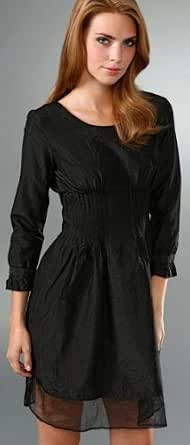 Buy Cynthia Rowley Women's Dress With Tulle Hem,Black,2 at Amazon.in