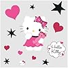 RoomMates RMK2014GM Hello Kitty Couture Peel and Stick Giant Wall Decal ...