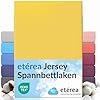etérea Jersey Spannbettlaken 140x200cm - 160x200cm Gelb bis 25 cm Höhe ...
