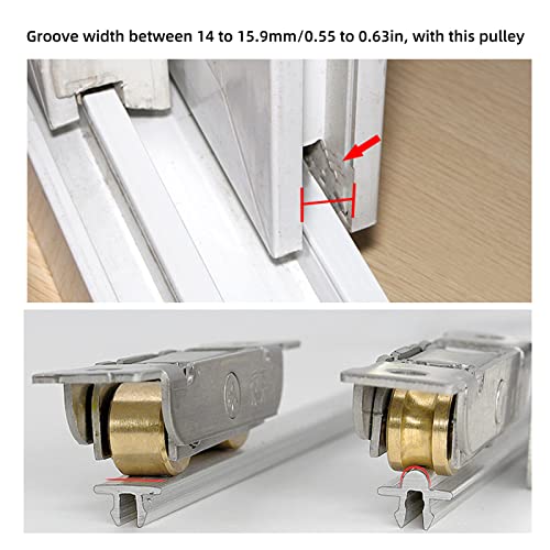 Sliding Door Roller Assembly, Stainless Steel Sliding Door Wheel with 8 ...