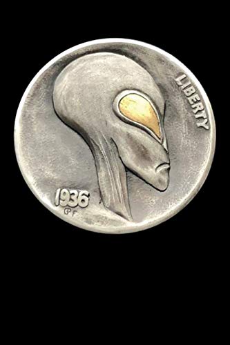 Alien Hobo Coin: Blank Lined Notebook, Journal or Diary: Amazon.co.uk ...