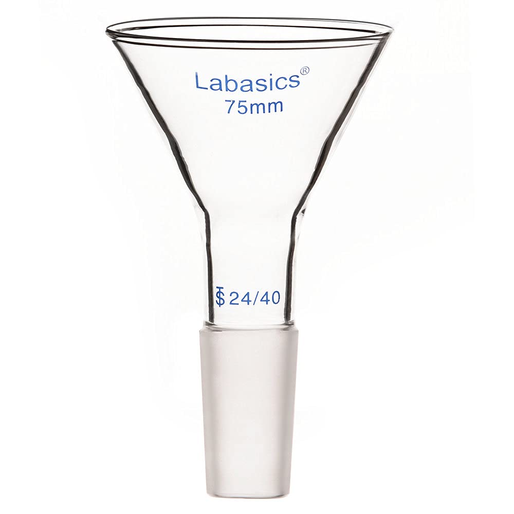 Buy Glass Short Stem Powder Funnel with 75 mm Top Outer Dimension and ...