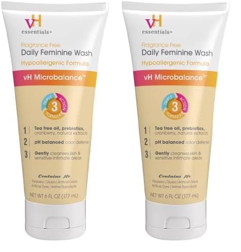 Amazon.com: vH essentials Daily Feminine Wash - Fragrance Free ...