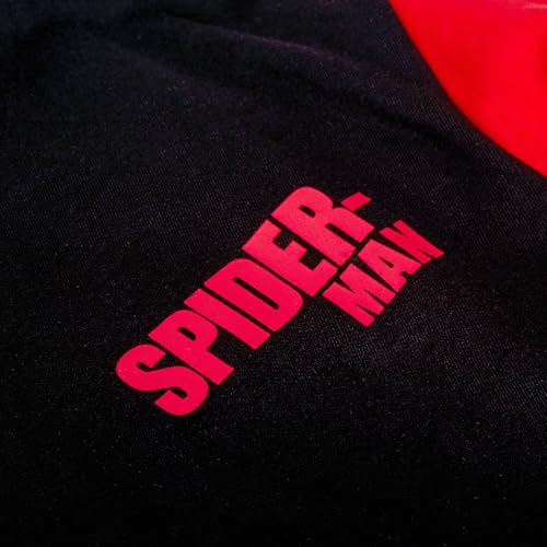 Boys Girls Spiderman Varsity Baseball Jacket with Glow in The Dark Eyes ...