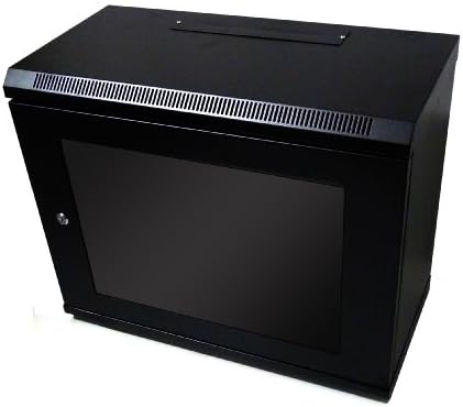 12U 300mm Black Wall Rack Network Cabinet Network Data Rack For Patch ...