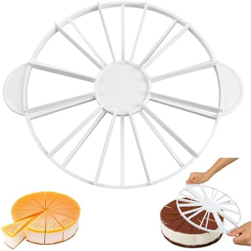 Amazon.com | WSERE Cake Slice Round Cake Portion Marker Cake Cutter ...