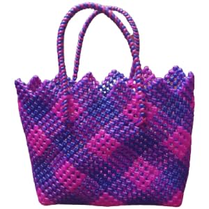 Stylish Handmade Plastic Shopping Wire Bag this Plastic Basket Lunch ...