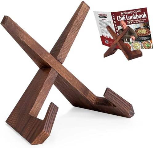 Soligt Cookbook Stand for Kitchen Counter Adjustable Recipe Book Holder ...