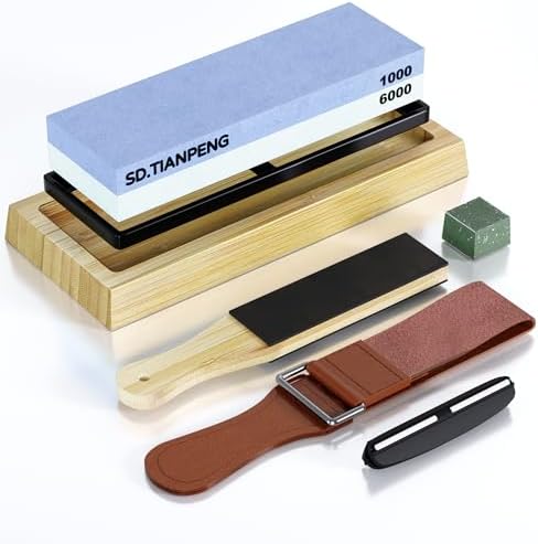 Amazon.com: Whetstone Sharpening Stone 400/1000 Grit Kit,Whetstone ...