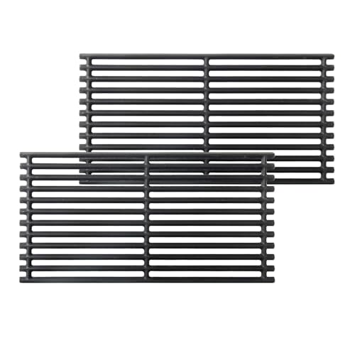 17 x 8 3/4" Cast Iron Grill Grates for Charbroil 2-Burner Tru-Infrared ...
