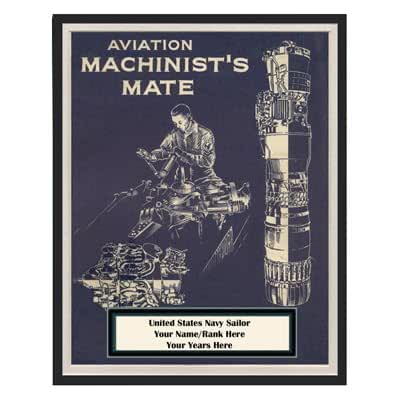 Amazon.com: U S Navy Aviation Machinists Mate Rate Personalized Poster ...