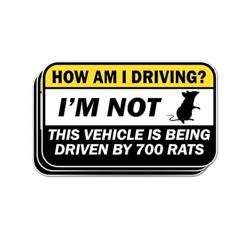 Amazon.com: How Am I Driving Sticker Funny Bumper Decal Im Not This ...
