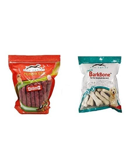 Pets Empire Dog Bone, 1 kg (4-inch) and Dog Mutton Sticks, 1 kg ...