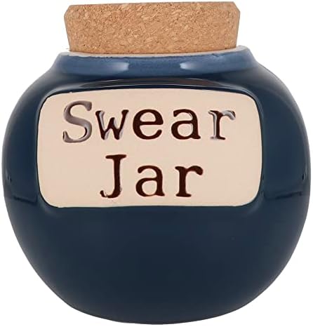 Amazon.com: Swear Jar for Adults Funny - Swear Bank - Swear Piggy Bank ...