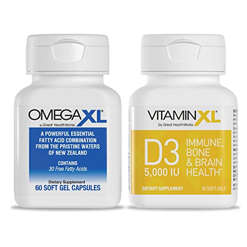 OmegaXL Joint Support Supplement - Natural Muscle Support, 60 Softgels ...