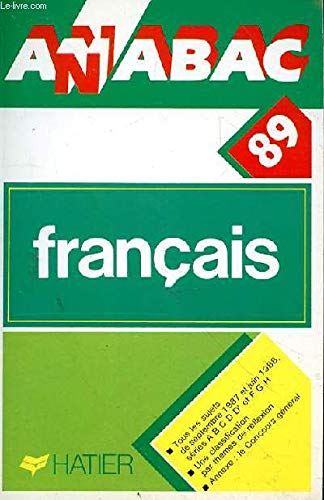 Anabac.1989 bac français : bac. 1989. [1]. français : GERAY Ch.: Amazon ...