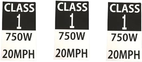 Amazon.com: Electric Bicycle Frame (3 Stickers per Pack) Weatherproof ...
