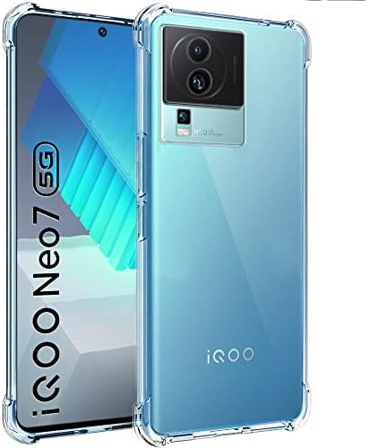 TheGiftKart Transparent Crystal Clear Back Cover Case for iQOO Neo 7 ...