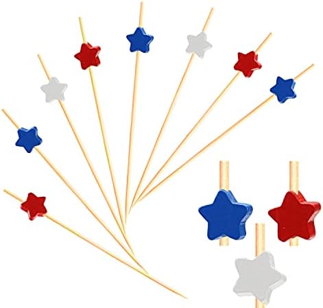 Amazon.com | PheiLa Firework Picks 100 Pack 4th of July Cocktail Picks ...