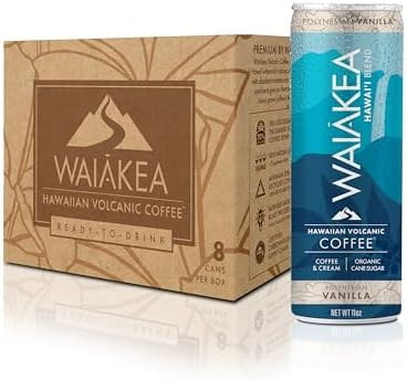 Amazon.com: Waiakea Hawaiian Volcanic Coffee | Polynesian Vanilla Ready ...