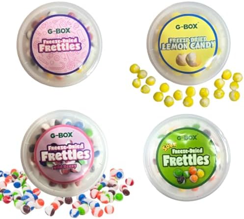 Amazon.com : G-BOX Freeze Dried Candy Variety Pack, Lemonheads, Wild ...