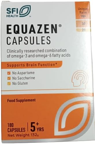 Amazon.com: Equazen Eye Q Omega 3 & 6 180 Capsules : Health & Household