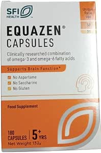 EQUAZEN Family Capsules, Omega 3 & Omega 6 Supplement, Fish Oil ...