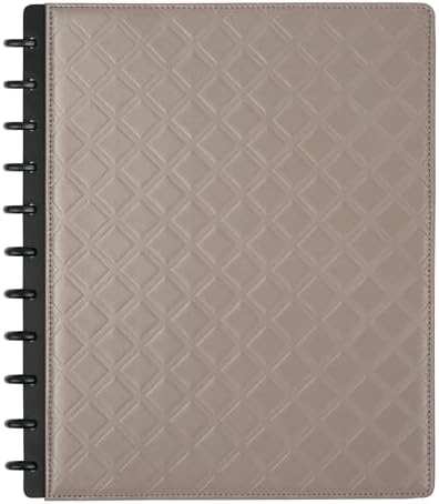 Amazon.com : TUL® Discbound Notebook With Debossed Leather Cover ...