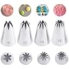 Amazon.com: Large Piping Tips Set 1B 1C 1E 1G,Drop Flower Icing Tips ...