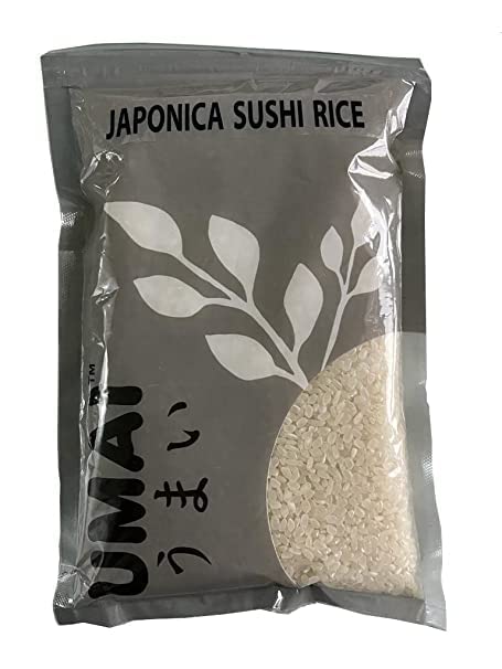 UMAI Premium Sushi Rice 1 Kg (Short Grain Sticky Rice with Sweet Flavor ...