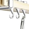 Amazon.com: KitchenCraft MasterClass Kitchen Shelf and Pan Rack, Wood ...