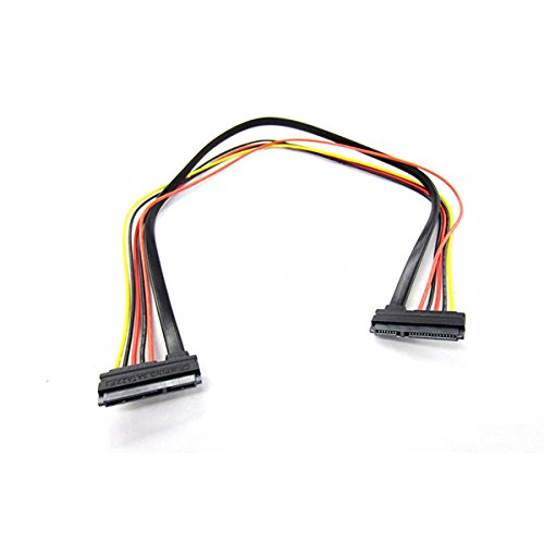 22 Pin SATA Female to 22 Pin SATA Female Power & Data Cable - 22 inches ...