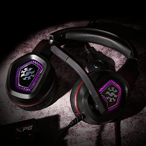 ADATA XPG EMIX H20 RGB Gaming Headset, black - Middle East