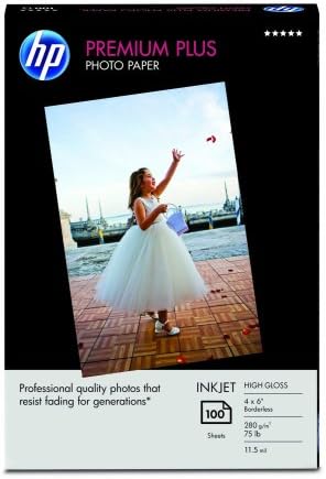 HP CR757A, 10 x 15 cm, Everyday Glossy Photo Paper, 200 gsm, 100 Sheets ...