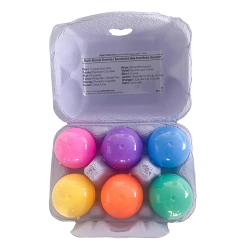 6 Easter Egg Bath Bomb Gift Set - Egg Bath Bombs for Kids - Easter Toy ...