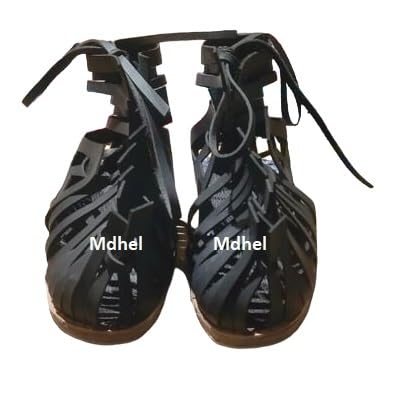 Amazon.com: Roman Leather Caligae Black New roman military boots black ...