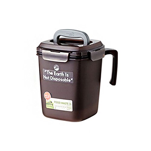 Amazon.com: LocknLock Dual Structure Food Waste Garbage Bin with Handle ...