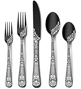 Amazon.com | EUIRIO 40 Pieces Silverware Set for 8, Stainless Steel ...