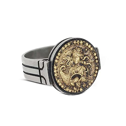 Amazon.com: Virgo Horoscope Ring, Virgo Zodiac Ring, Virgo Sing Round ...