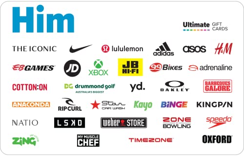 Amazon.com.au: Ultimate for Him Gift Card - Delivered via email: Gift Cards