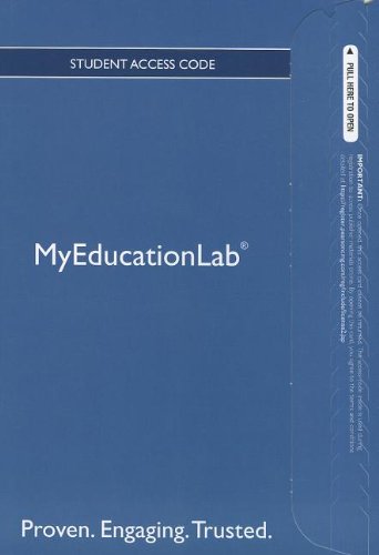 NEW MyEducationLab with Pearson eText - Standalone Access Card - for ...