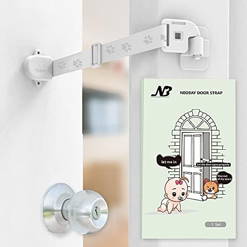 Amazon.com: Neobay Child Proof Door Lock with Adjustable Door Strap and ...